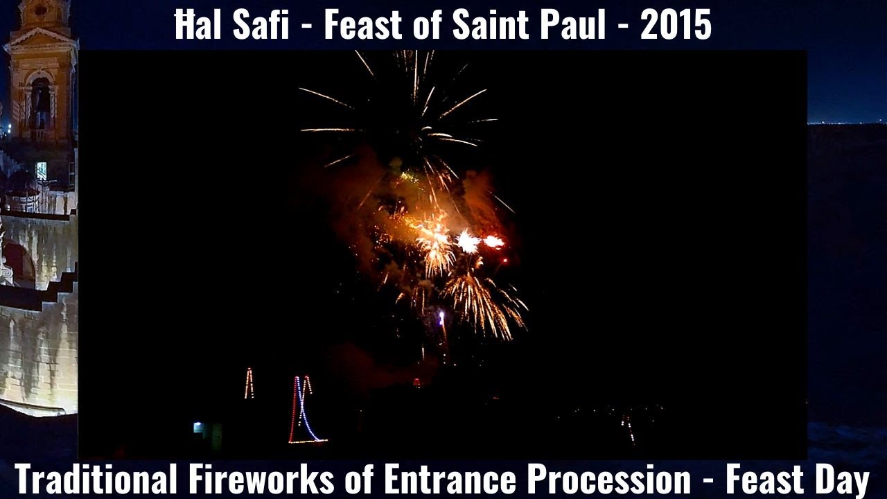 2015 / Ħal Safi / Festa ta' San Pawl / Kaxxa Infernali bil-Beraq tad ...