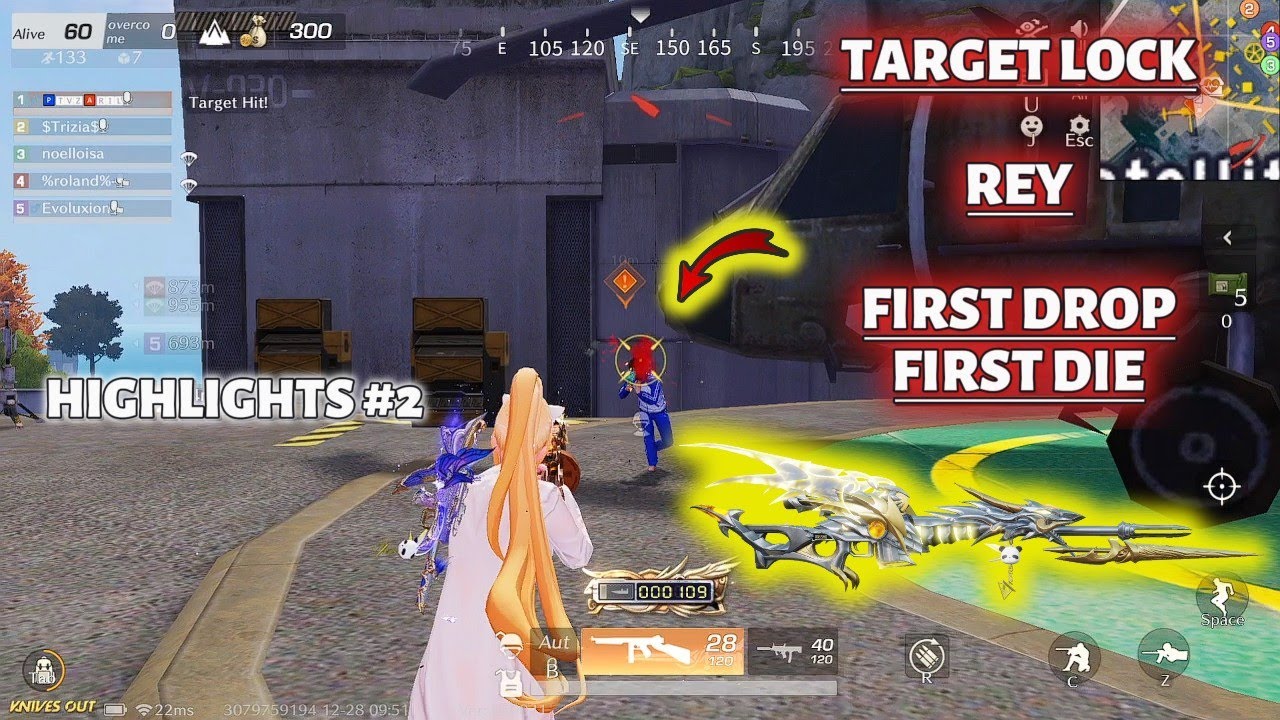 TARGET LOCK REY FIRST DROP FIRST DIE | PTV ZARIL KNIVES OUT HIGHLIGHTS ...