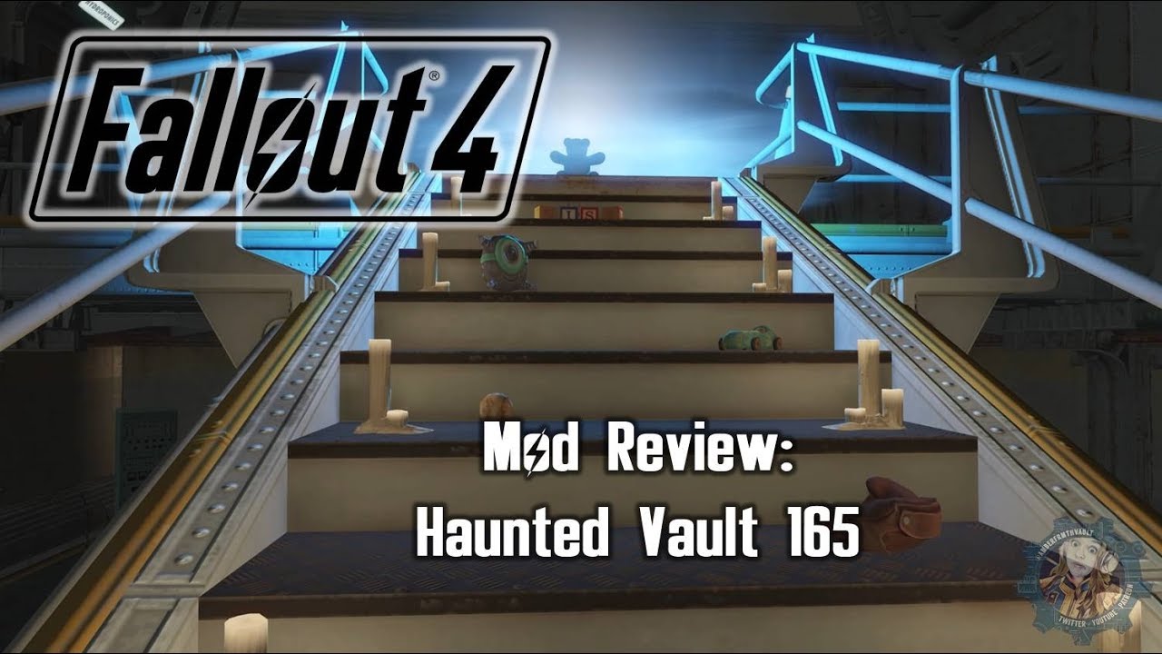 Fallout 4 Mod Review: Haunted Vault 165 - YouTube