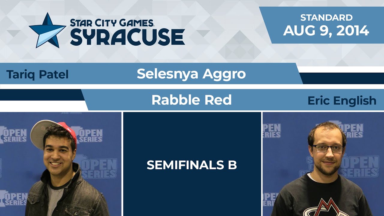 SCGNY: Semifinals B - Tariq Patel vs Eric English | Standard - YouTube