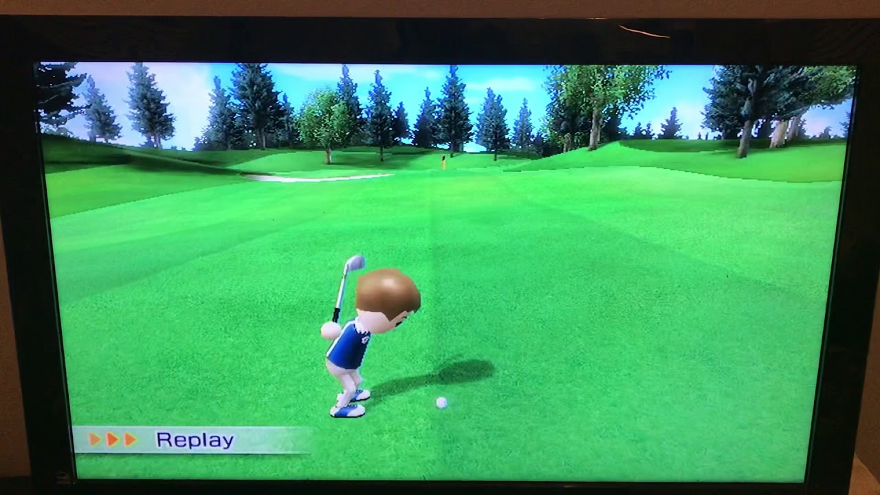 Wii Sports Resort Golf Eagle Hole 10 100yd - YouTube