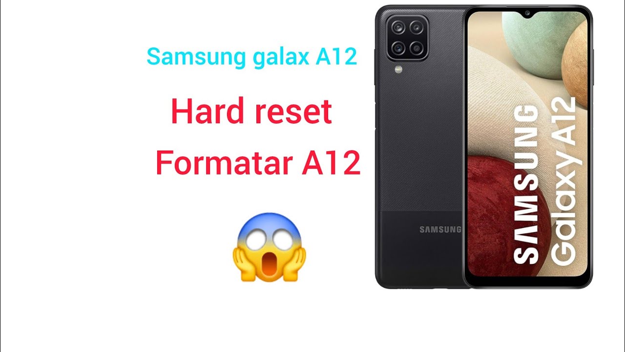 ️Samsung galax 125f A12 hard reset | formatar Samsung galax a12 - YouTube