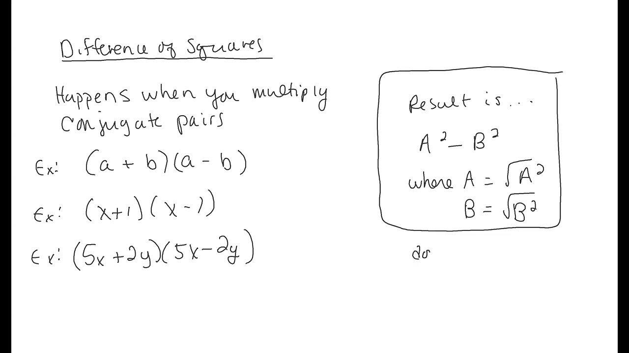 Multiplying Special Cases Youtube