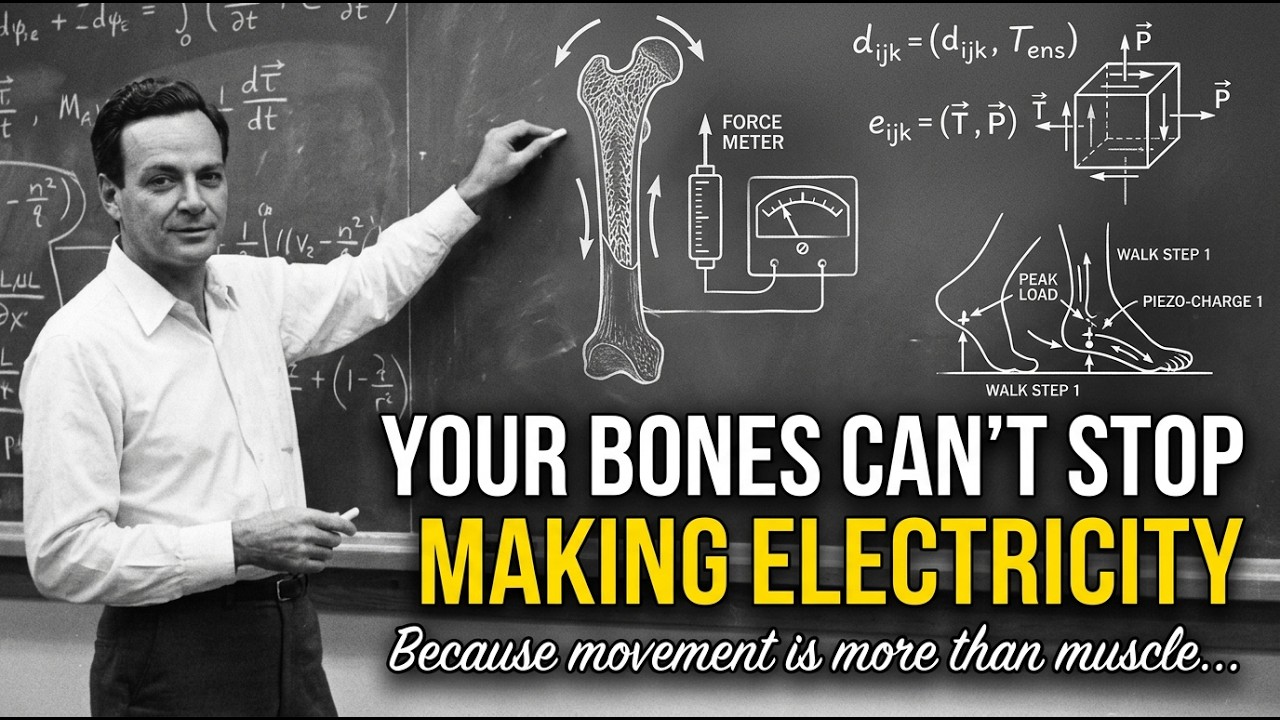 Your Bones Generate Electricity Every Time You Walk - YouTube