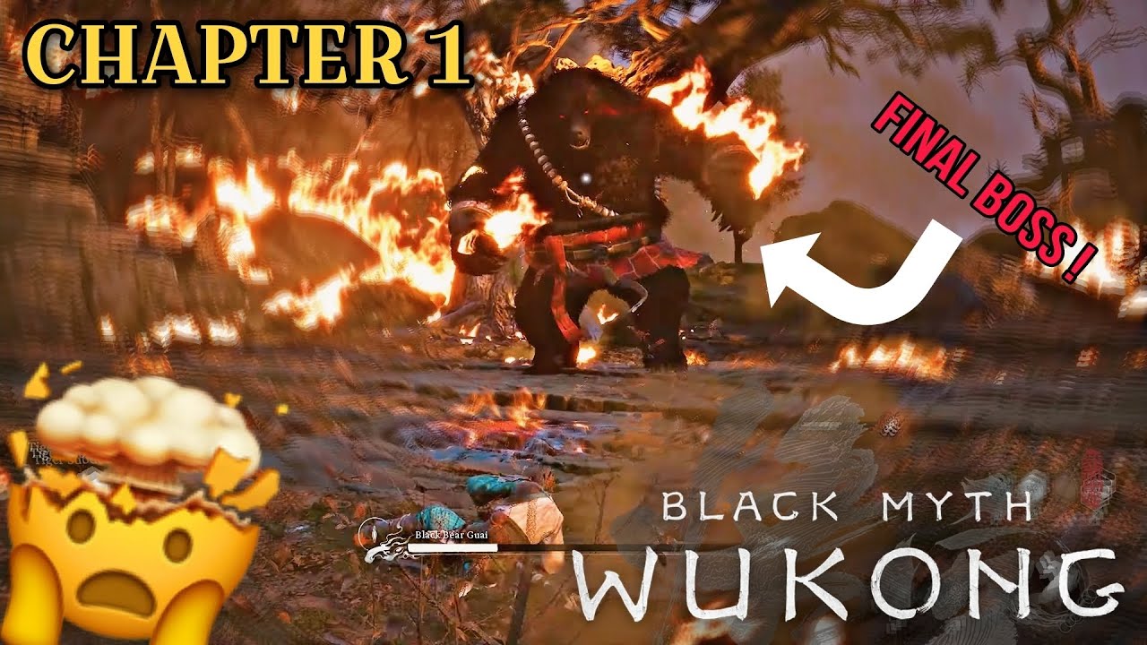 BLACK MYTH WUKONG CHAPTER 1 FINAL BOSS GAMEPLAY || 1080p 60fps || # ...