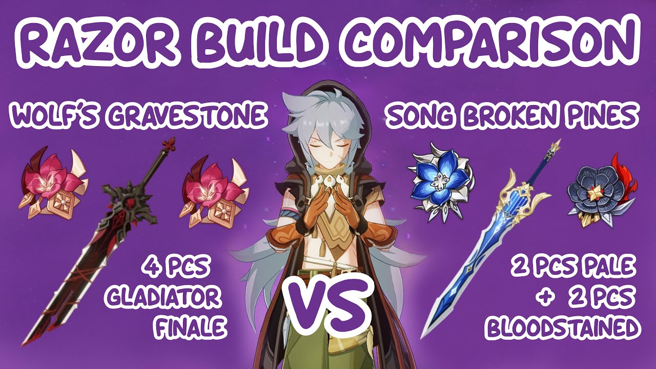 Razor C3 Build Comparison - WGS + 4 Gladiator Vs SOBP + 2 Bloodstained ...
