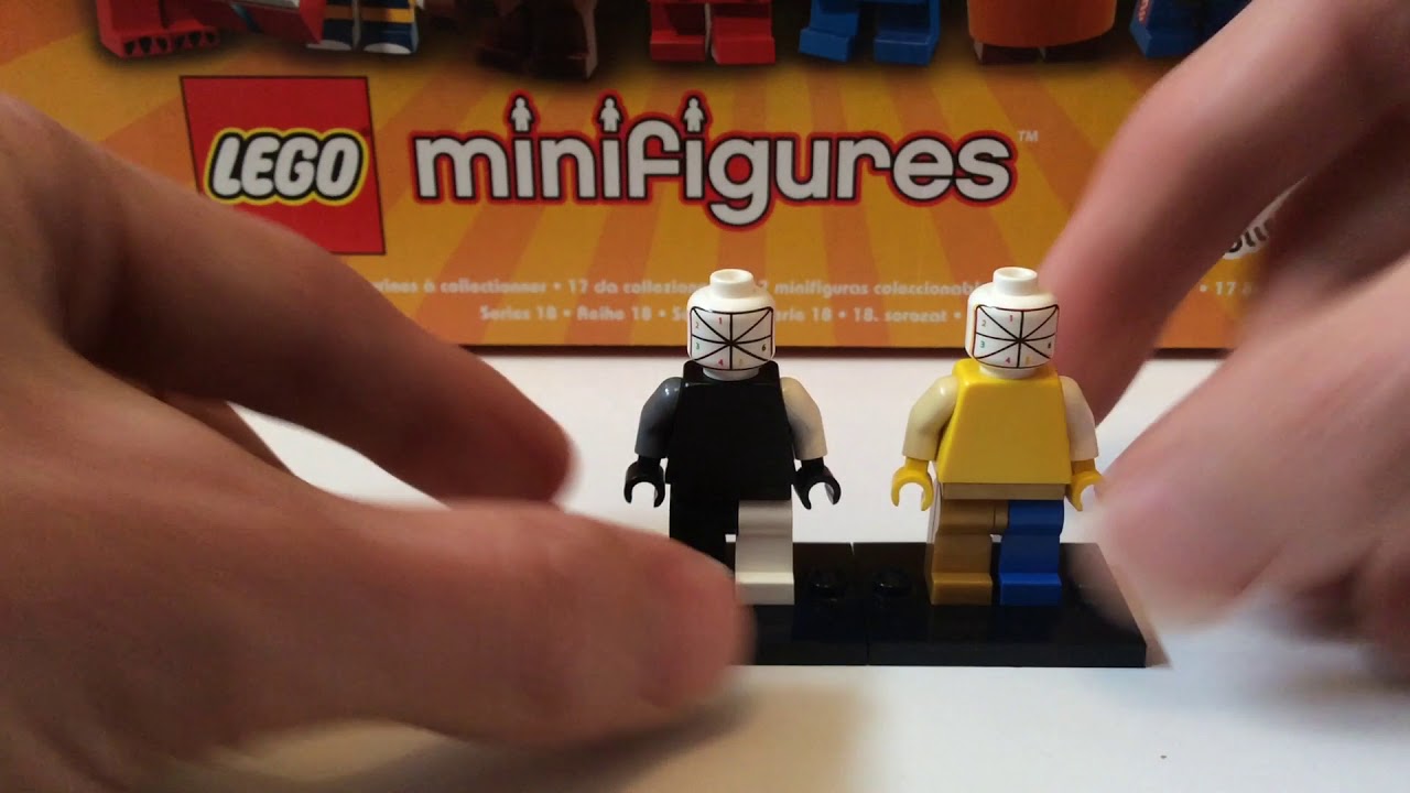 LEGO Alignment Heads Showcase - Lego Minifigures Printing Calibration ...