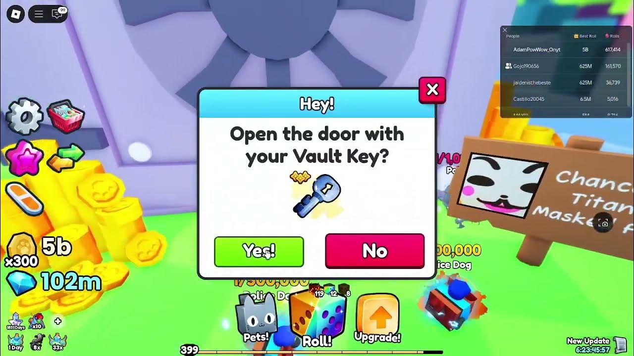 I opened the NEW HACKER VAULT in PETS GO! - YouTube