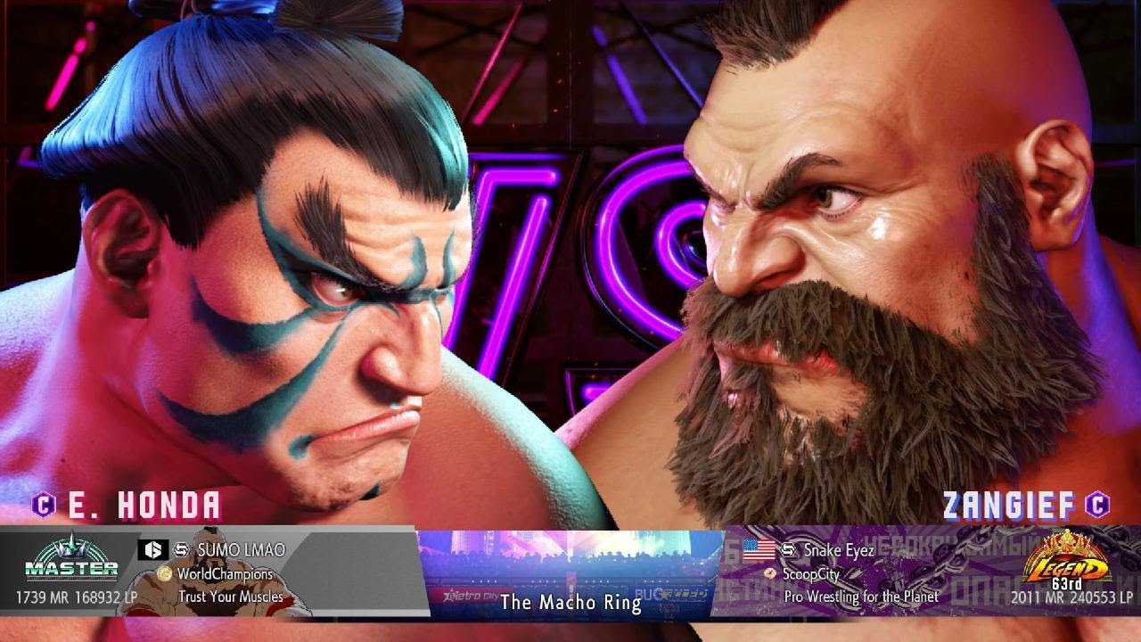 Street Fighter 6 💥 Sumo Lmao (E Honda) VS Snake eyez (Zangief) 💥 スト6 💥 ...