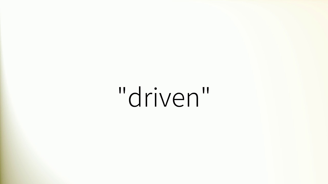 How to pronounce 'Driven' (British English) - YouTube