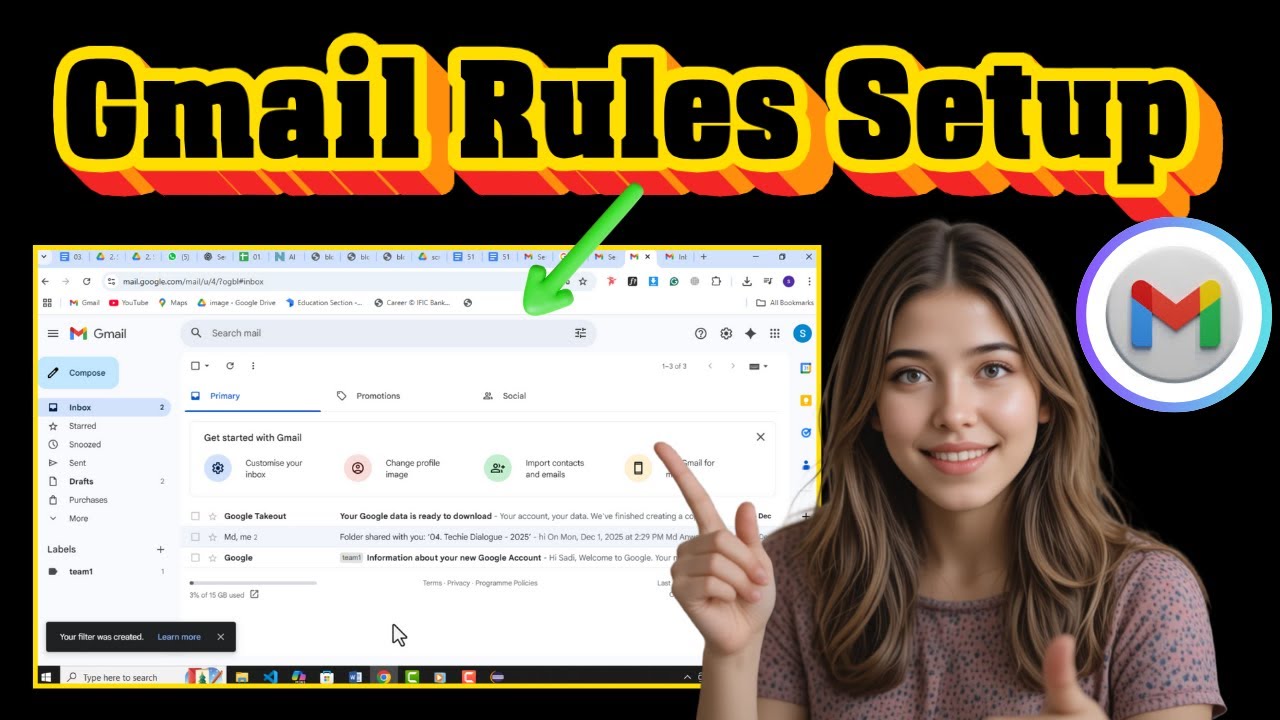 How To Set Up Rules In Gmail | Automate Your Inbox (2026) - YouTube
