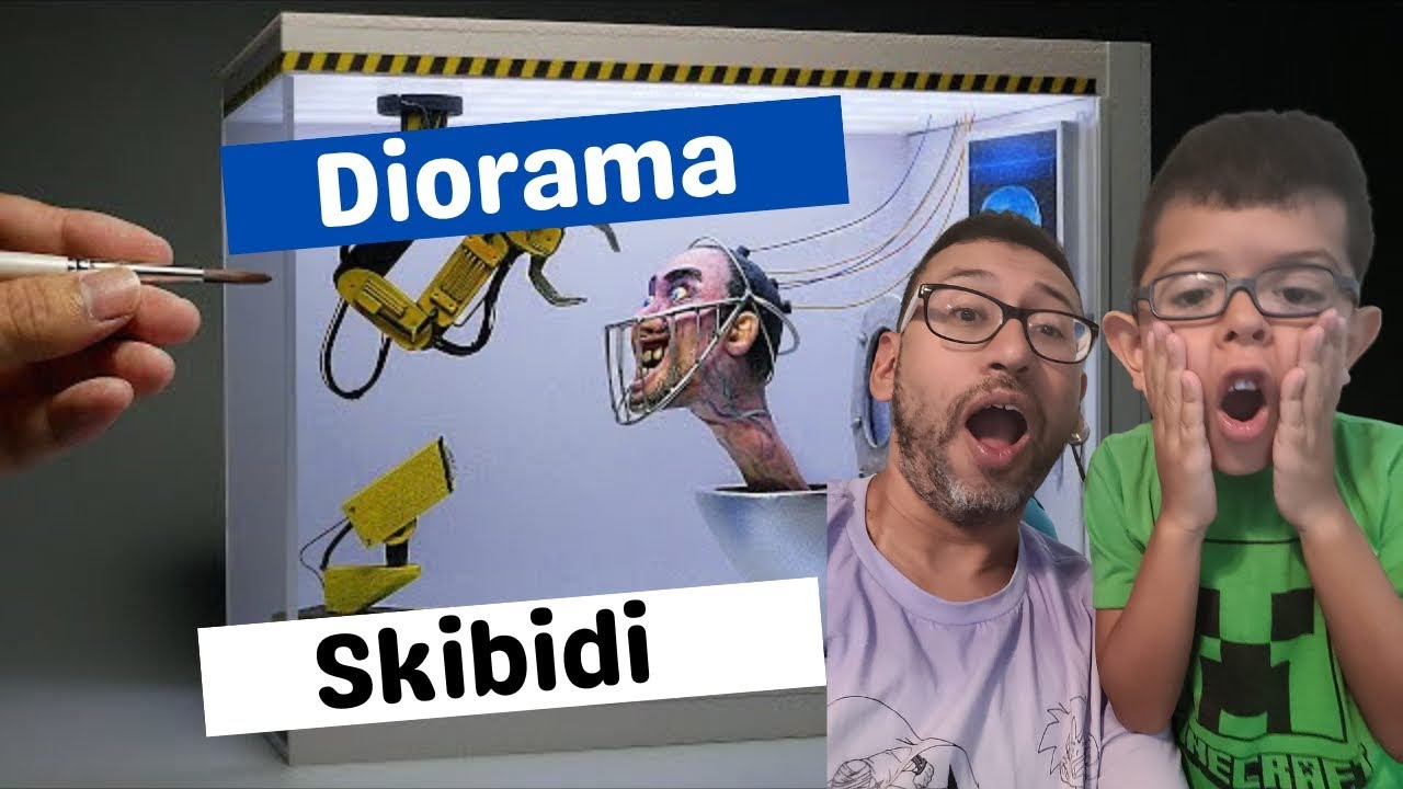 Evilcrossover and Eyeballevil reacts to Diorama of realistic Skibidi ...