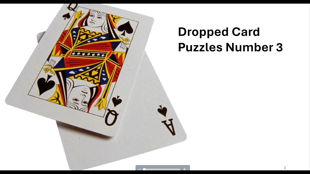 Bridge Dropped Card Puzzle No 3 - YouTube