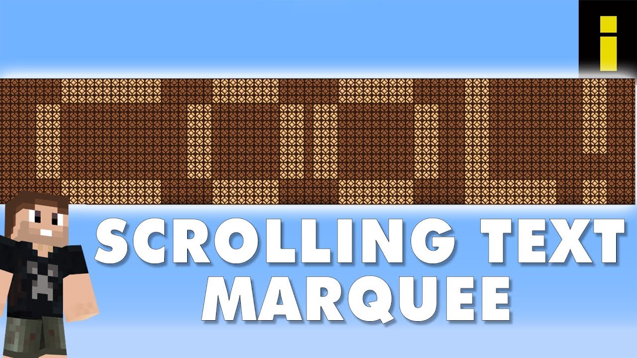 SCROLLING TEXT IN MINECRAFT Community Challenge YouTube scrolling-text-in-minecraft-community-challenge-youtube