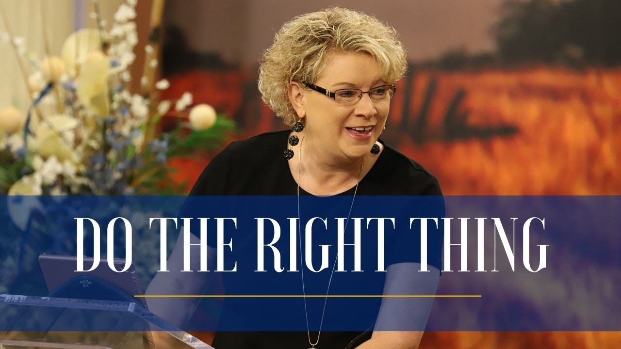Do the Right Thing // Pastor Debbie Eberly // September 19, 2021 - YouTube