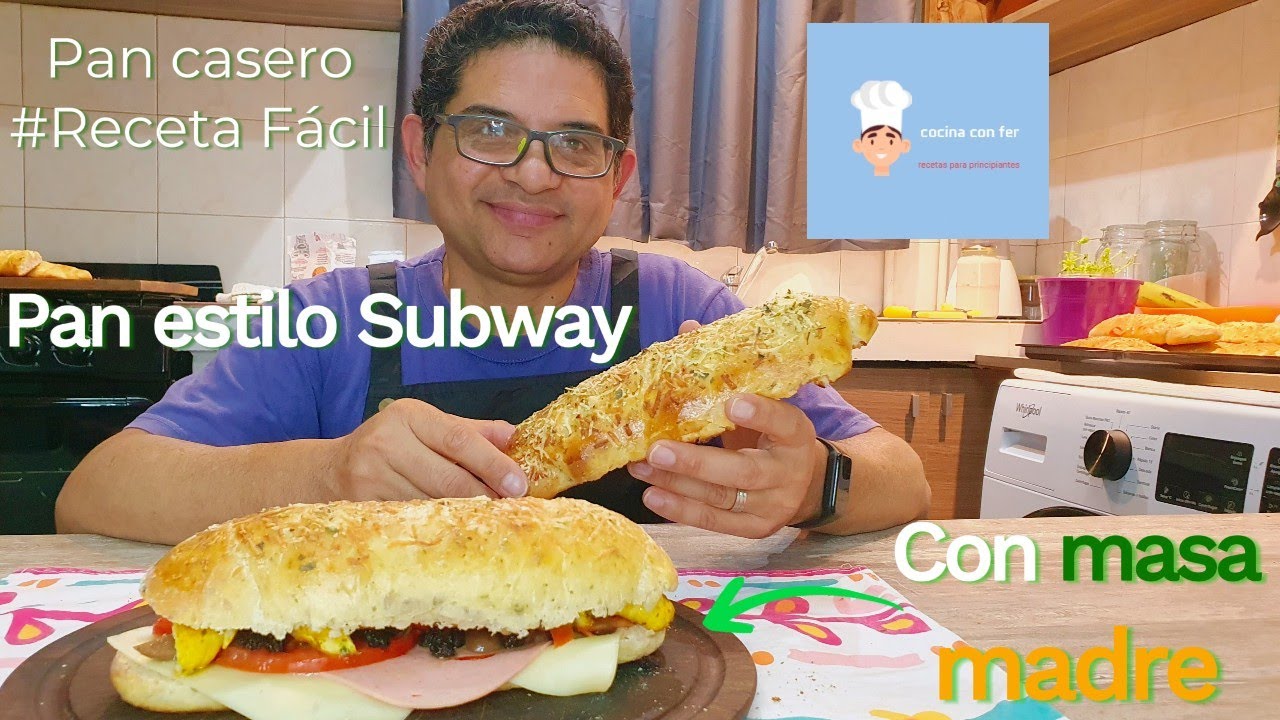 Pan estilo Subway con masa madre | Casero, saludable y ¡más rico que el ...