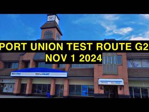 💥PORT UNION TEST ROUTE G2💥| LATEST NOVEMBER 1ST 2024 - YouTube