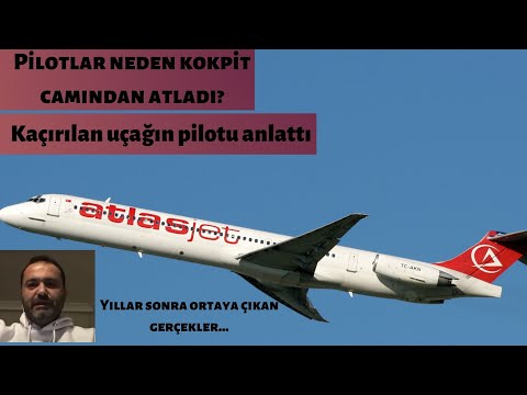 KAÇIRILAN ATLASJET UÇAĞINDA KORKU DOLU DAKİKALAR