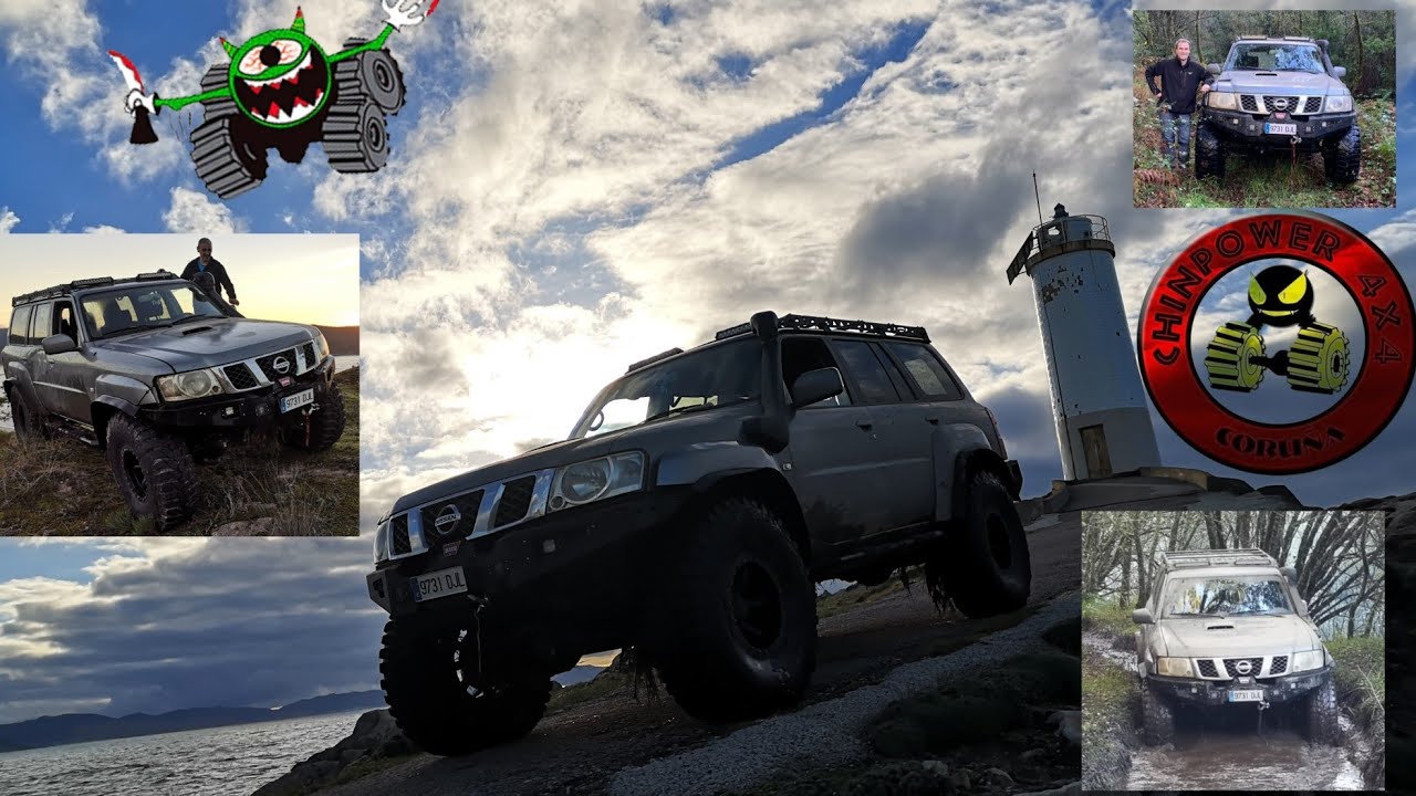 Nissan Patrol GR Y61 40" +7 cm lift 🚙🚙 Off Road. Galicia. Chin Power ...
