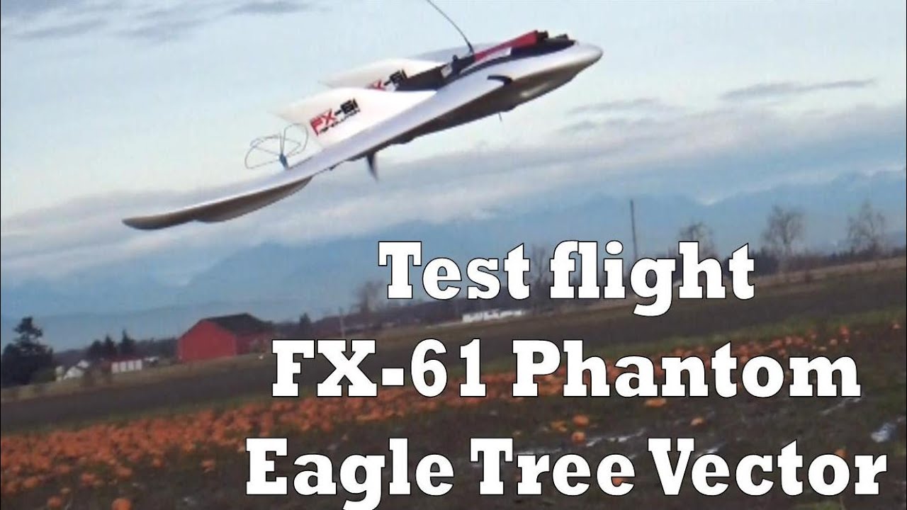 Phantom with Vector test flight - YouTube