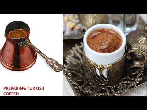How to Make "Turkish Coffee " ala arabic - YouTube