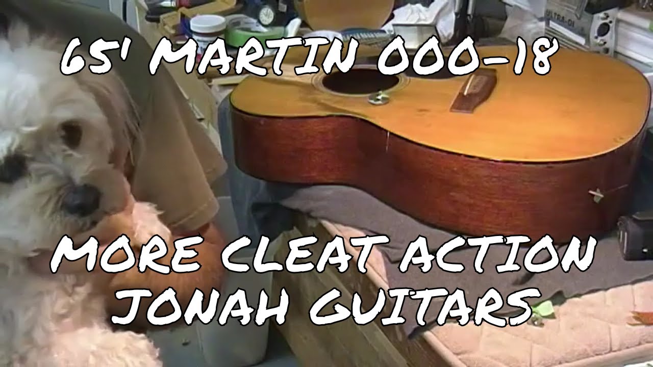65' MARTIN 000-18 Hard to get to cleat install by Jonah Guitars - YouTube