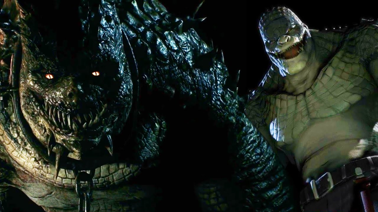 Killer Croc - All Game Over Death Scenes In Batman Arkham Series - YouTube