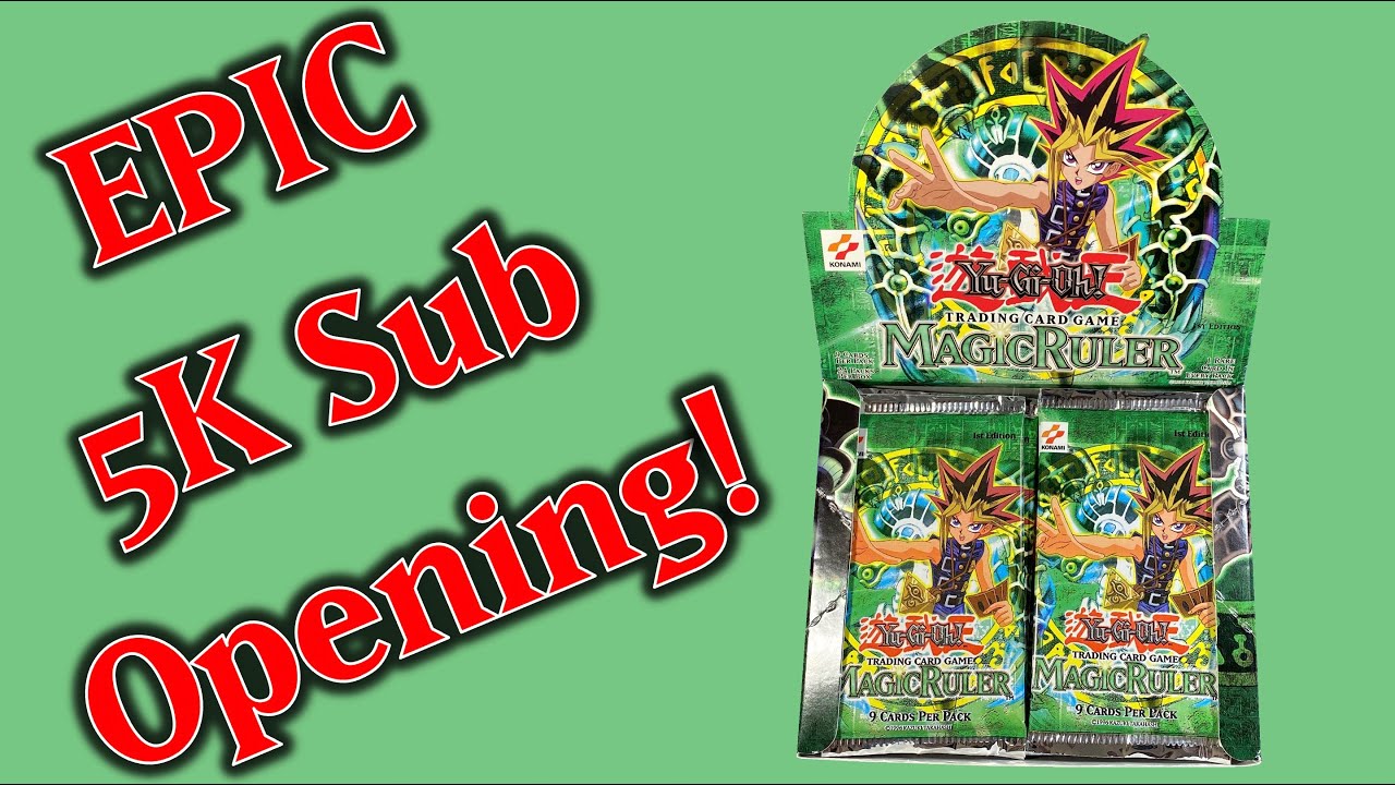 Yugioh MRL Magic Ruler 1st Edition Booster Box Opening!! Toon Frenzy ...
