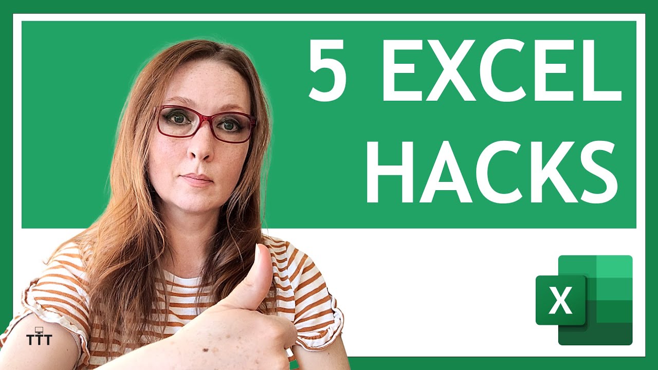5 Microsoft Excel Hacks To Make You More Productive Youtube