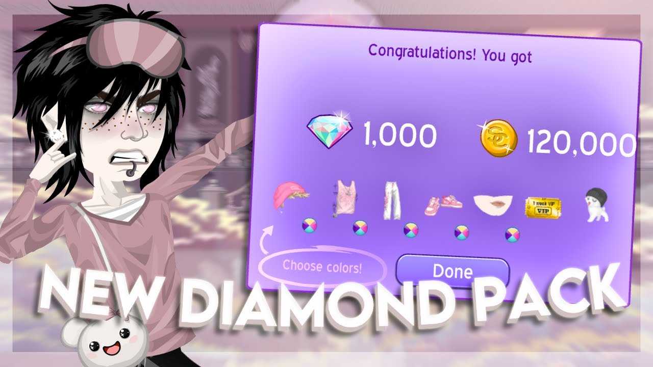GETTING THE NEW DIAMOND PACK! | MovieStarPlanet | cyupid MSP - YouTube