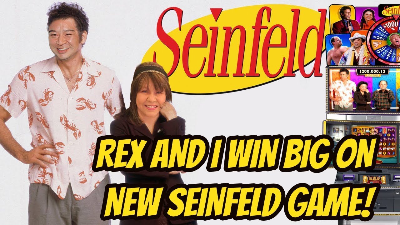 BIG SLOT WIN BONUS ON SEINFELD SLOT MACHINE WITH REX - YouTube