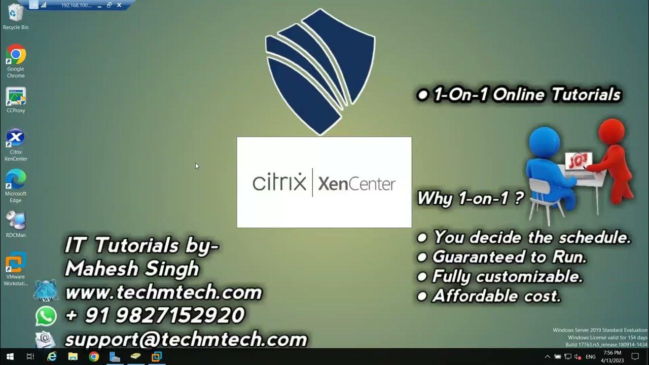 Citrix Live Session | How to Configure Citrix Core Components & Site ...