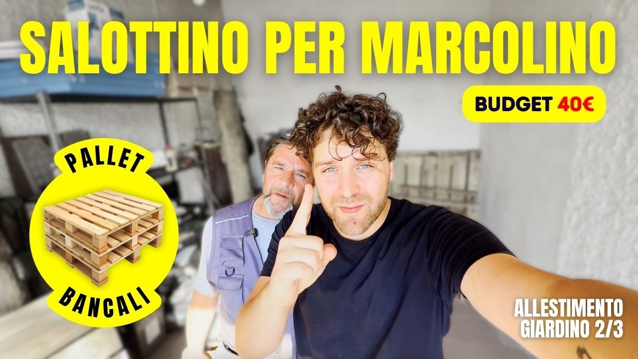 COSTRUIAMO UN SALOTTO PER MARCOLINO (40€) - YouTube