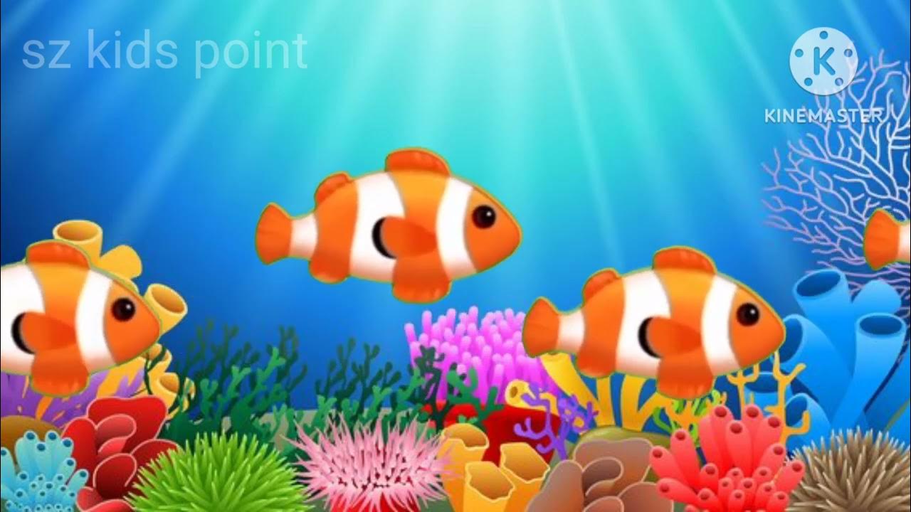 Three little fish...a poem by sz kids point...#poemsforkids #kidssong # ...