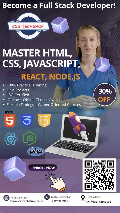 Become a Full Stack Developer | Learn HTML, CSS, JavaScript, React, Node.js | Career Boost 2025 ...