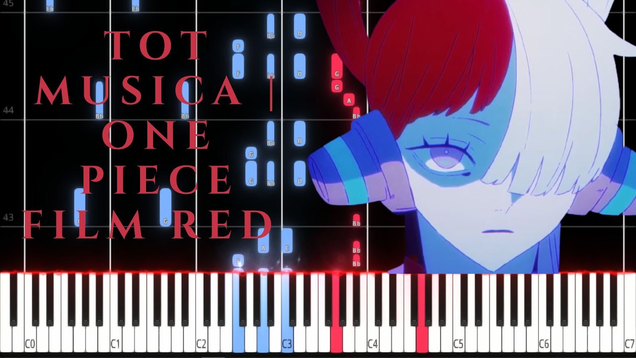 Tot Musica | ONE PIECE FILM RED PIANO TUTORIAL (Sheet in the ...