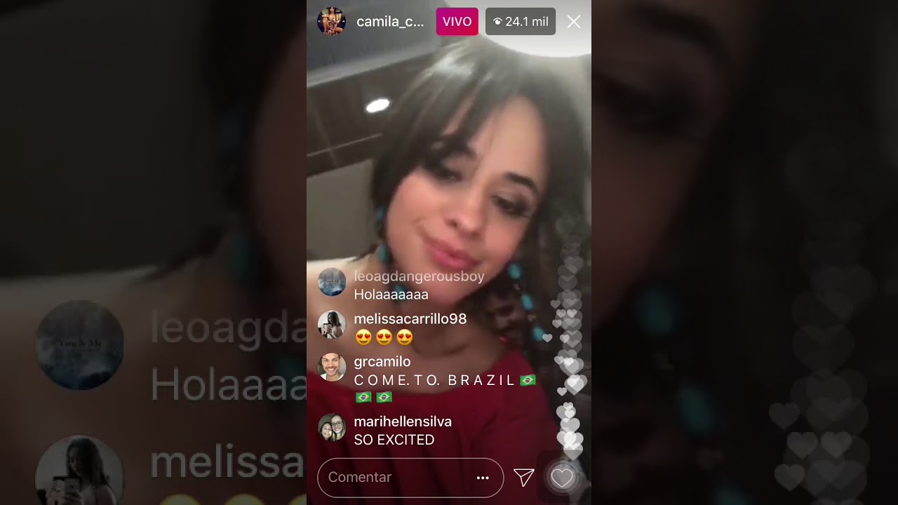 Camila Cabello Insta LIVE Jan 10, 2018 (10/01) - YouTube