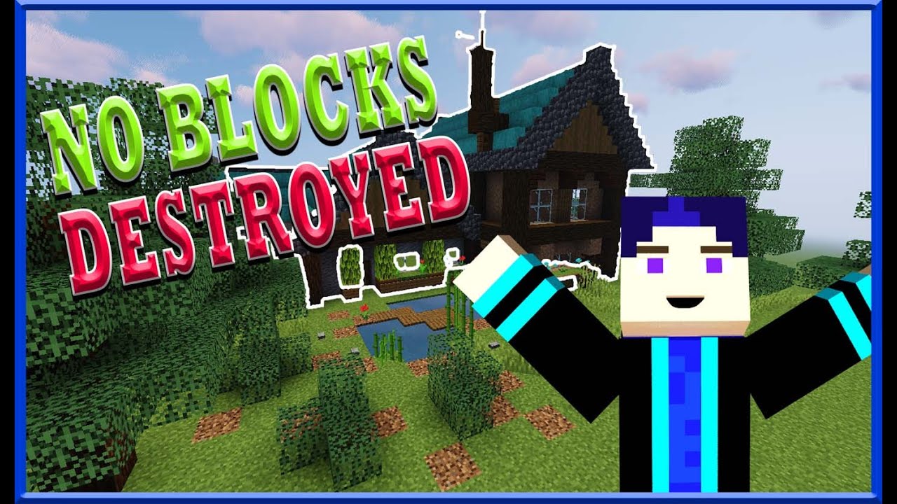 No Blocks Destroyed Build Challange | Minecraft Build Challange | No ...