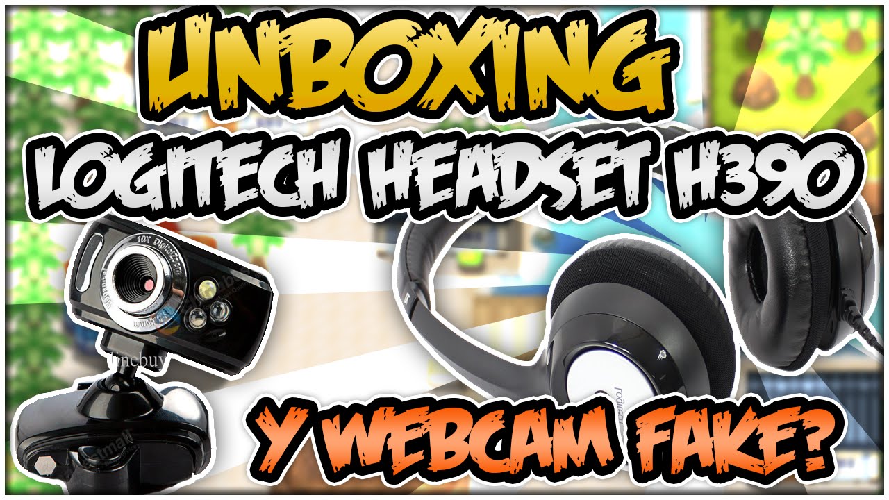 HEADSET LOGITECH H390 Y WEBCAM FAKE? | UNBOXING Y REVIEW | BLOSERJESKA ...