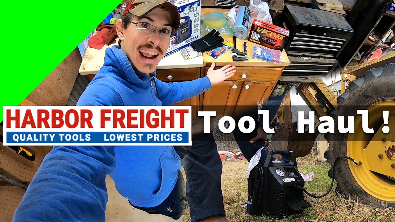 Are these Harbor Freight tools worth it??? Rechargeable air compressor ...
