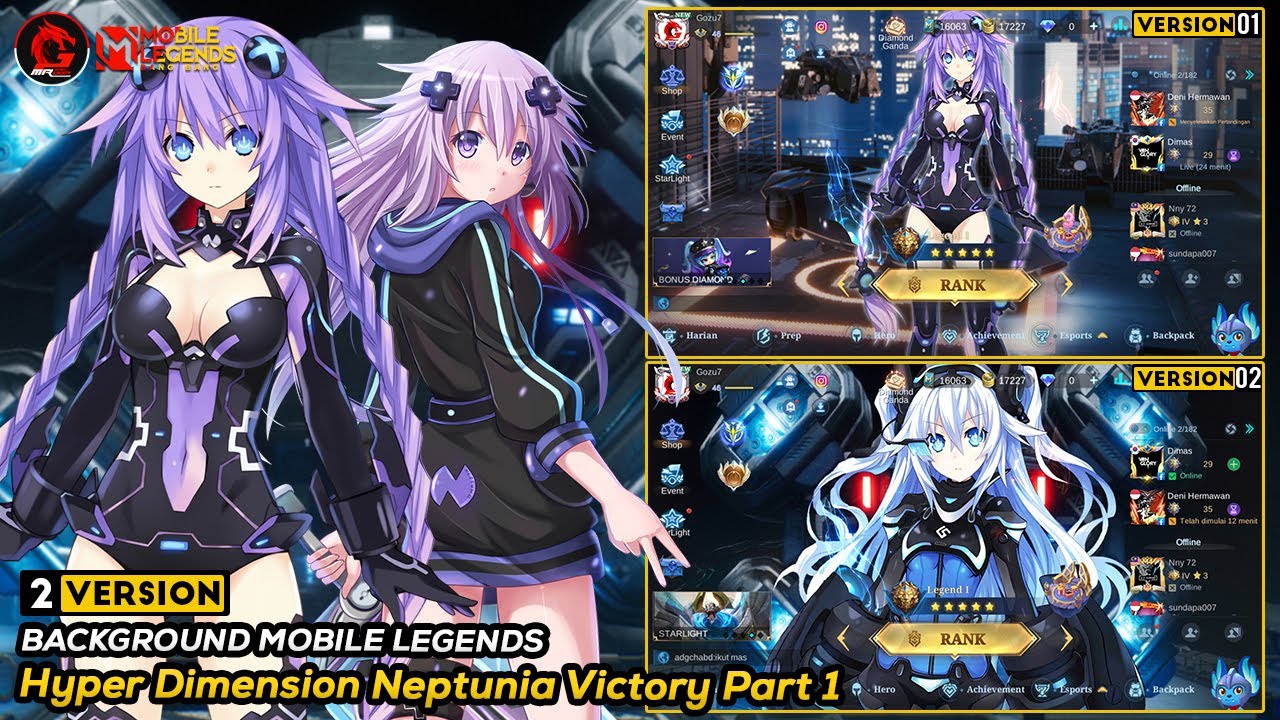 Part 1 Background ML Terbaru Hyper Dimension Neptunia Victory - YouTube