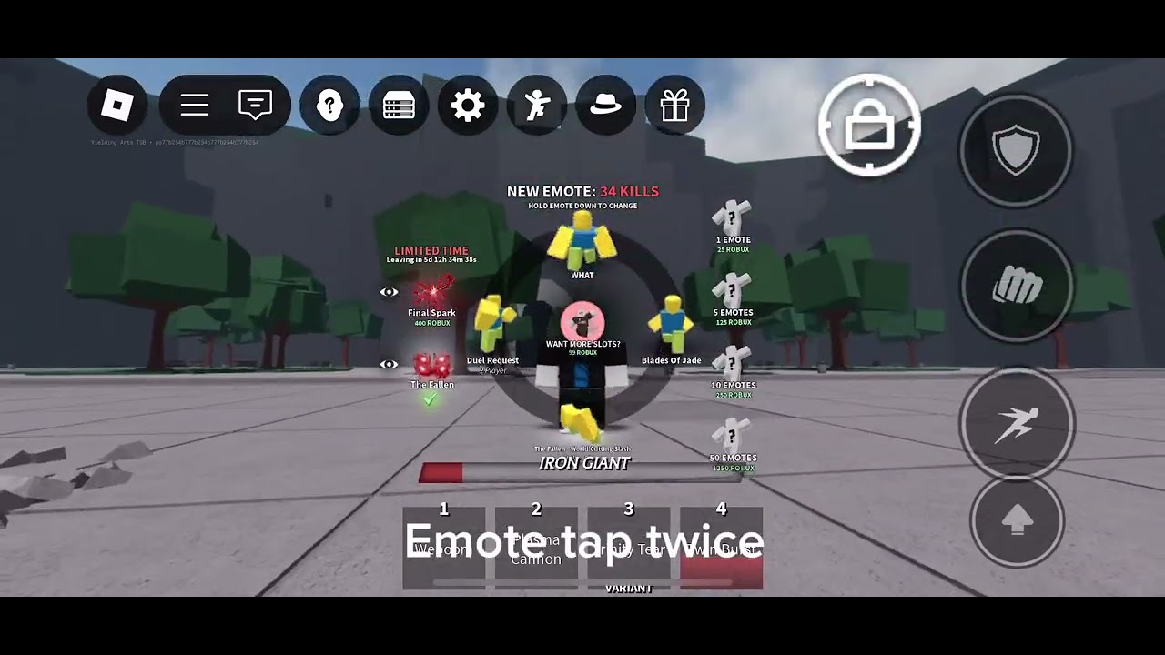THE FALLEN ONE EMOTE! | tsb - YouTube