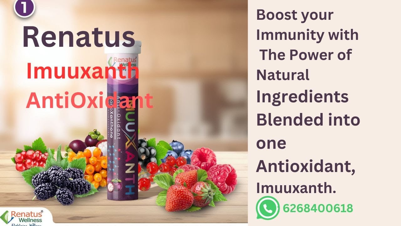 Renatus Imuuxanth AntiOxidant - YouTube