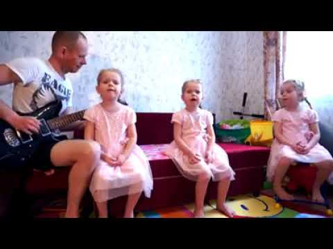 Russian triplets singing song/amazing song - YouTube