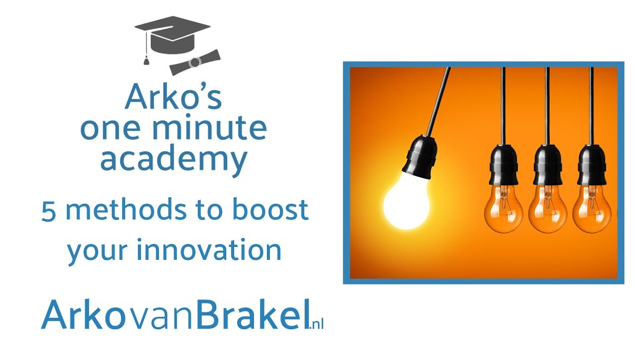 5 methods to boost your innovation! - YouTube