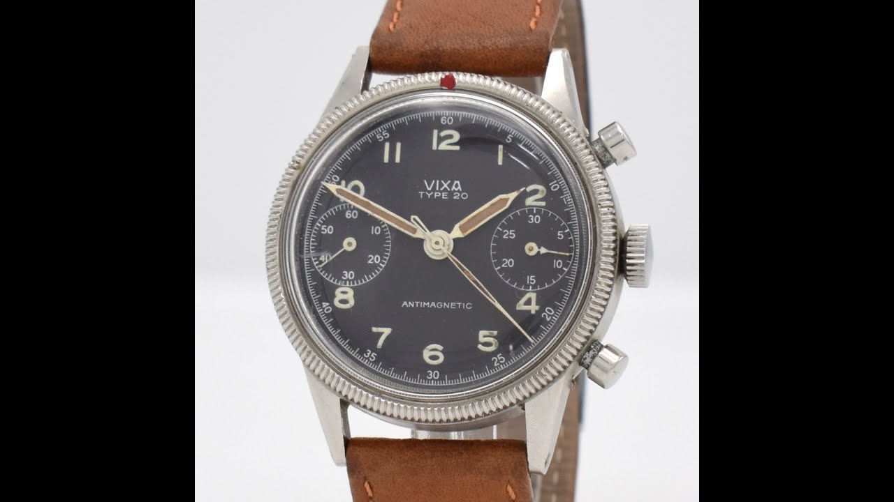 VIXA Type 20 vintage Air Force Chronograph - YouTube