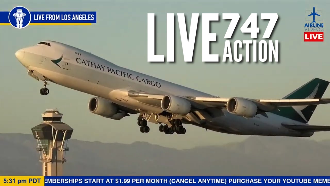 LIVE Plane Action at LAX | Los Angeles Plane Spotting - YouTube