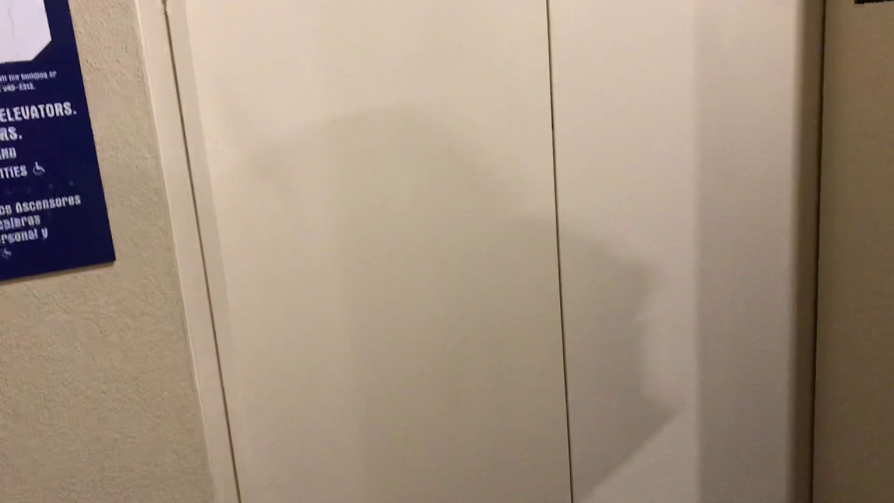 Moded ERM Traction Elevator @ Angel Stadium, Anaheim, CA - YouTube