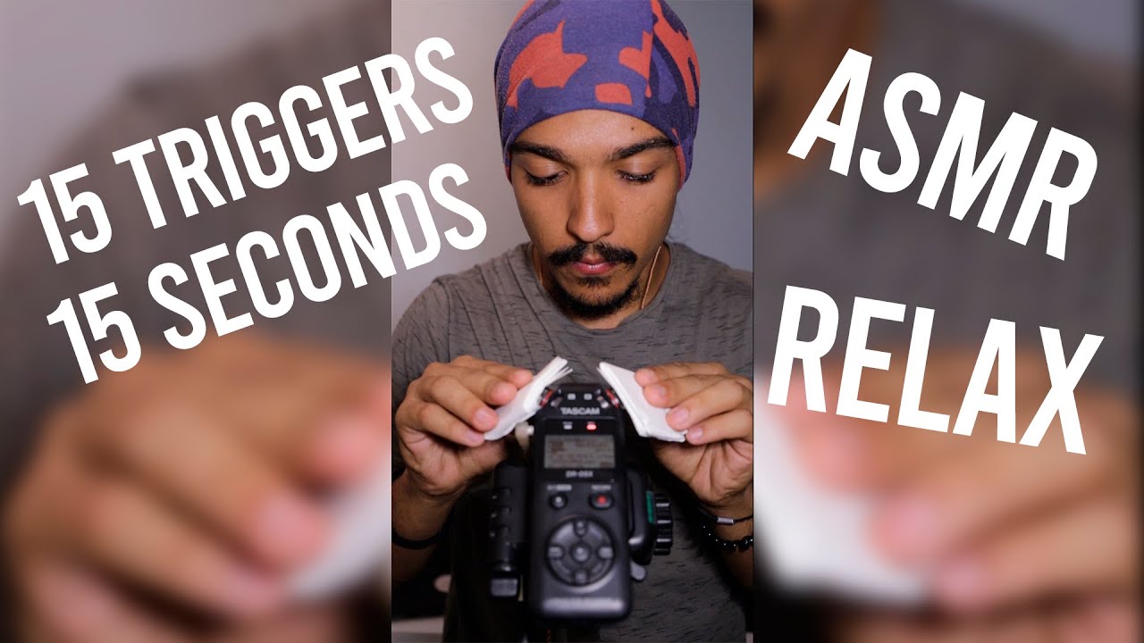 MI primo PRUEBA el ASMR - 15 TRIGGERS EN 15 SEGUNDOS - YouTube