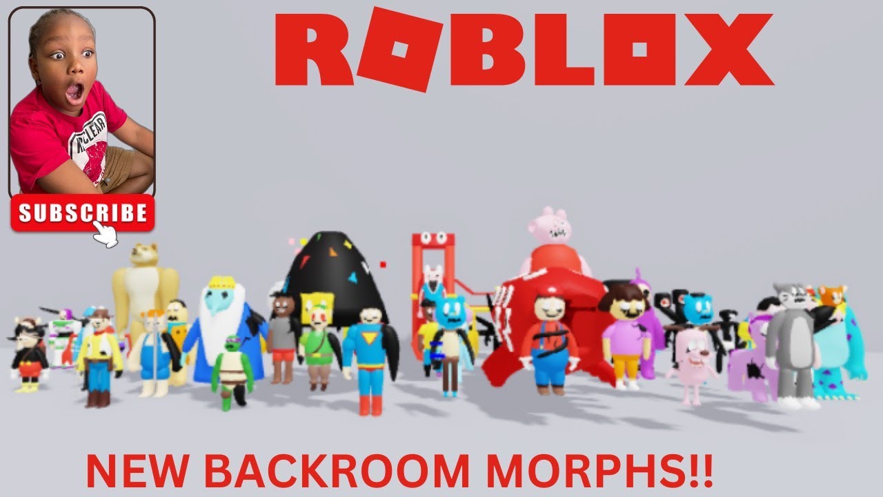 ROBLOX BACKROOM MORPHS!!! - YouTube